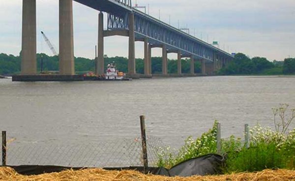 Commodore Barry Bridge Protective Islands | A.P. Construction